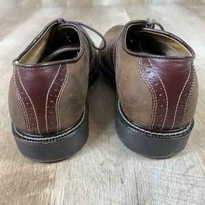 Chaps | Shoes | Chaps Lace Up Brown Leather Men Shoes Sz 1m | Poshmark